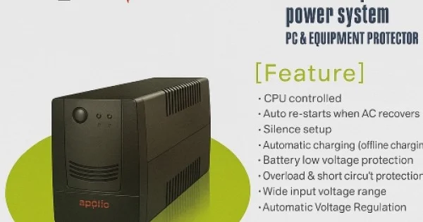 Apollo 1065A/1065 650VA Offline UPS | Reliable Backup Power Supply ...