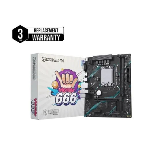 Maxsun MS-H610M 666 Wi-Fi 6 Motherboard | Intel 12th/13th Gen DDR4 mATX